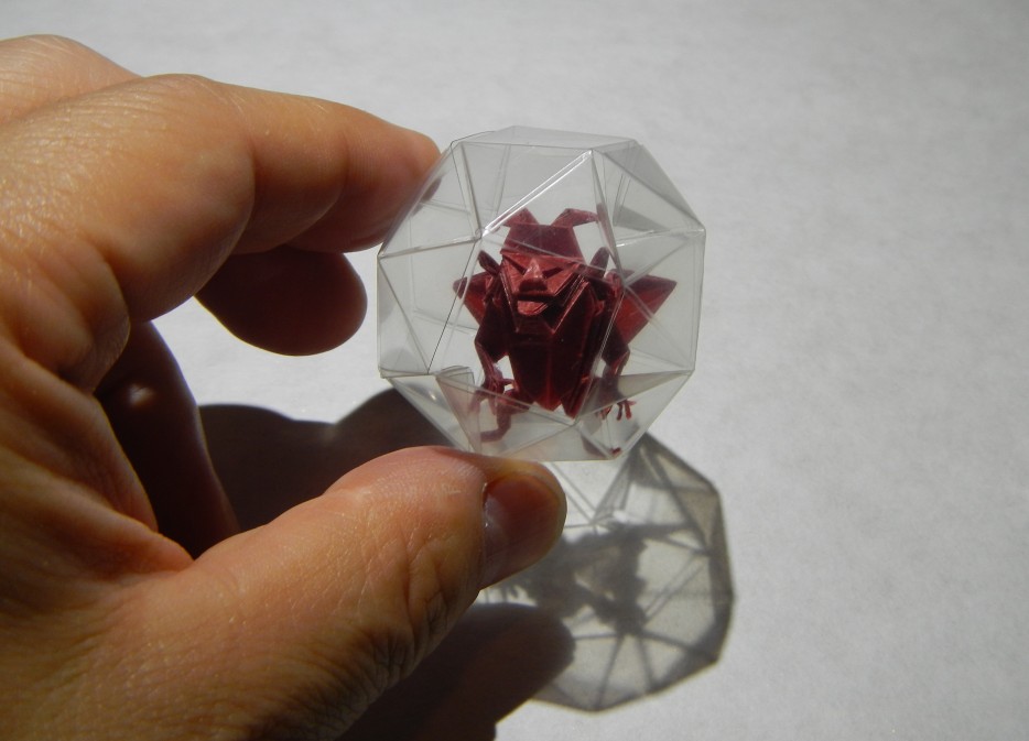 Jun Maekawa’s “Tiny Devil in a Snub Cube” | Origami Caravan