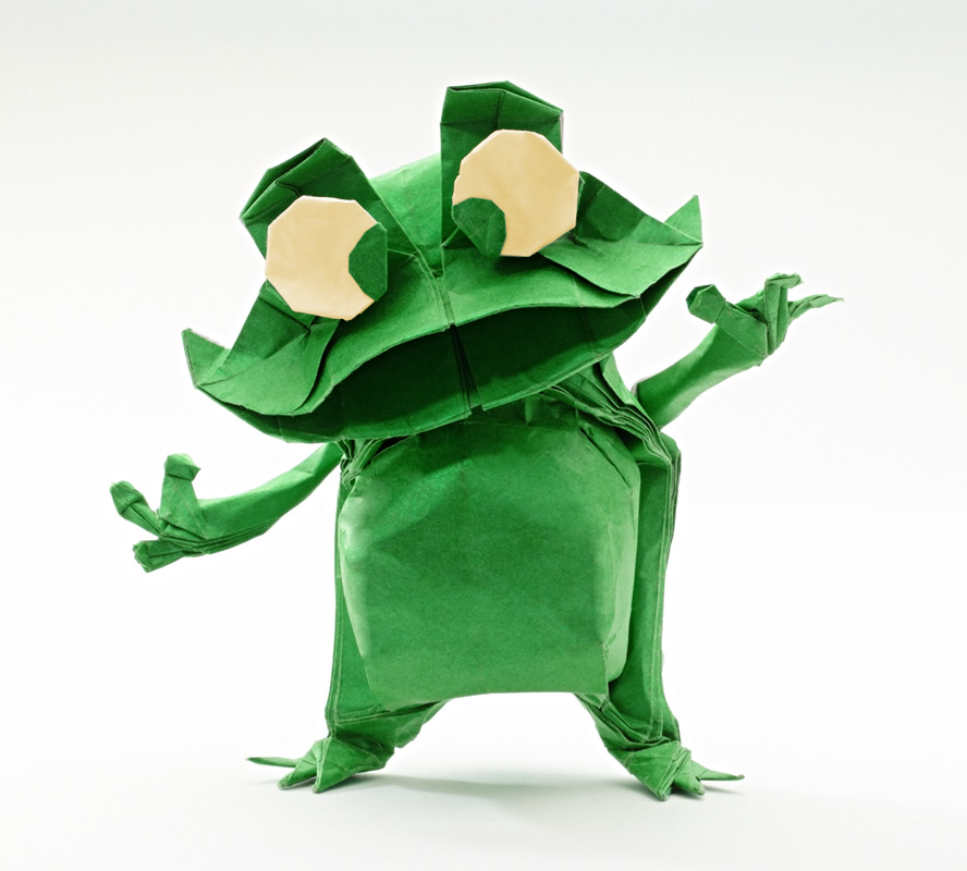 Cartoon Frog | Origami Caravan