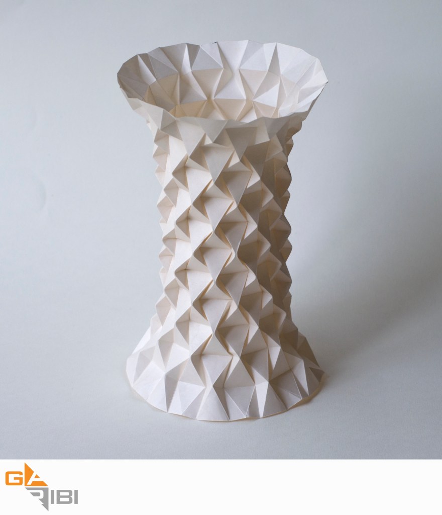 “Diamond Tess Vase” by Ilan GARIBI is now live for bidding | Origami ...